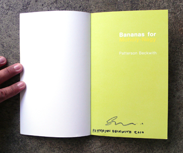 Patterson Beckwith: Bananas for Moholy-Nagy
